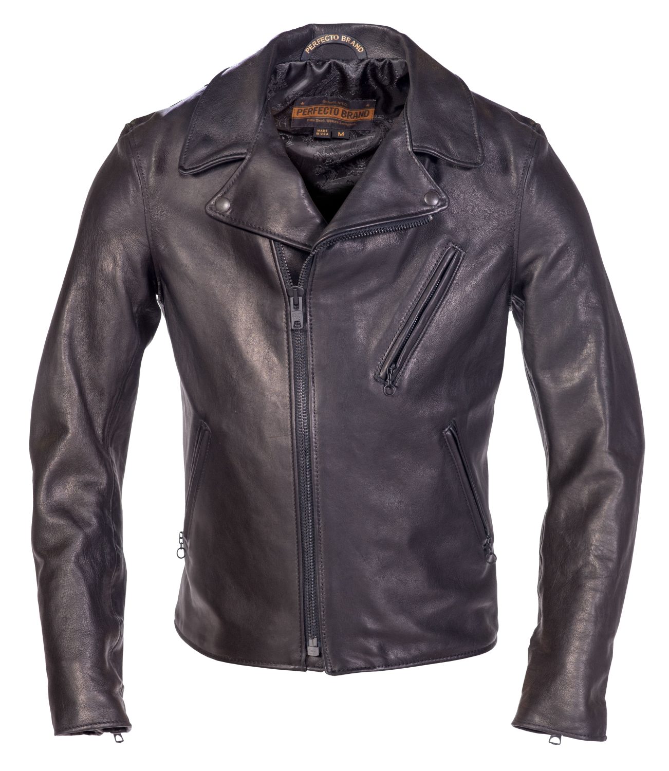 Perfecto® Brand P213 Raven - Lambskin Perfecto® Jacket - BikersDen