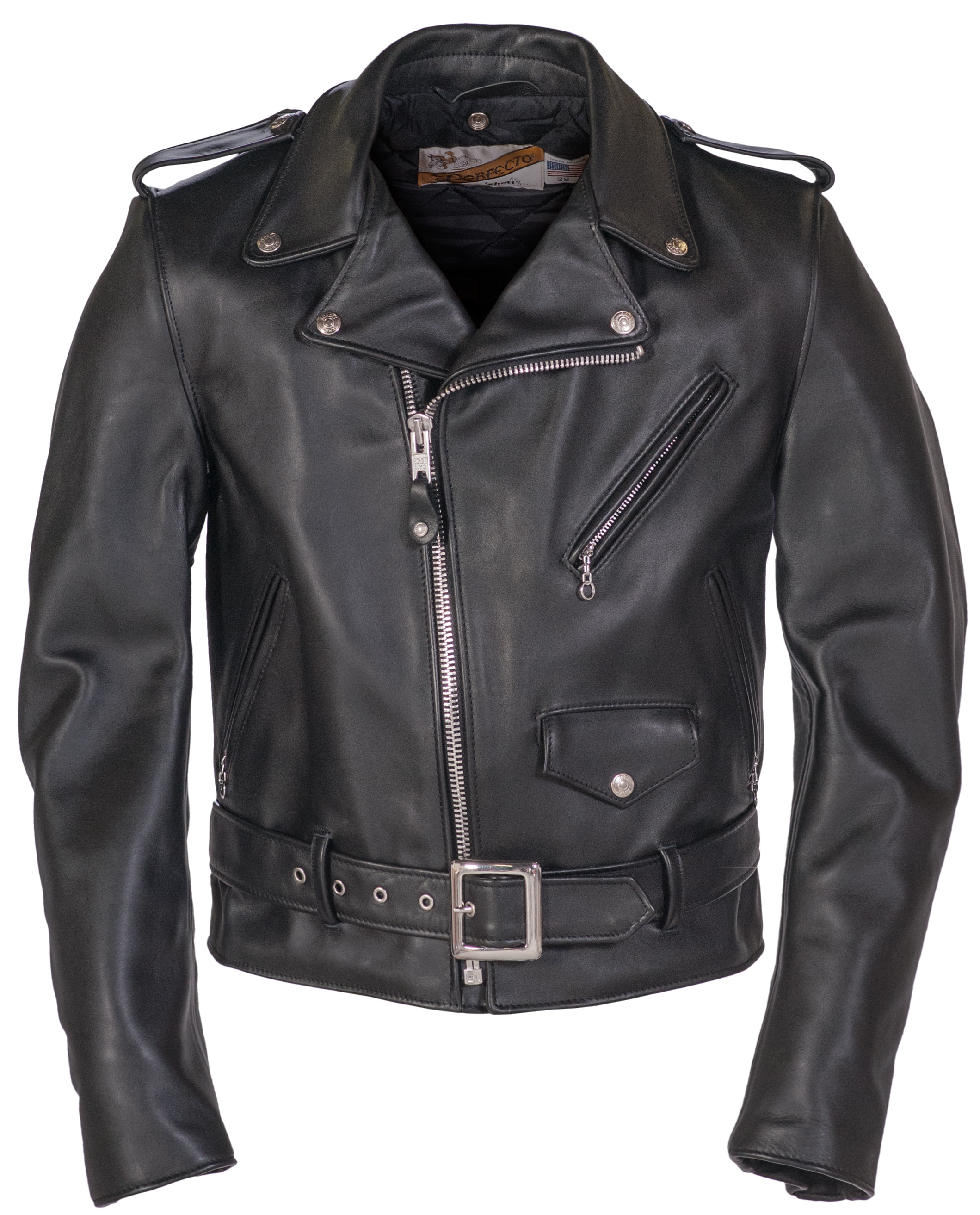 Schott N.Y.C. 618 Classic Perfecto® Steerhide Leather Motorcycle Jacket ...