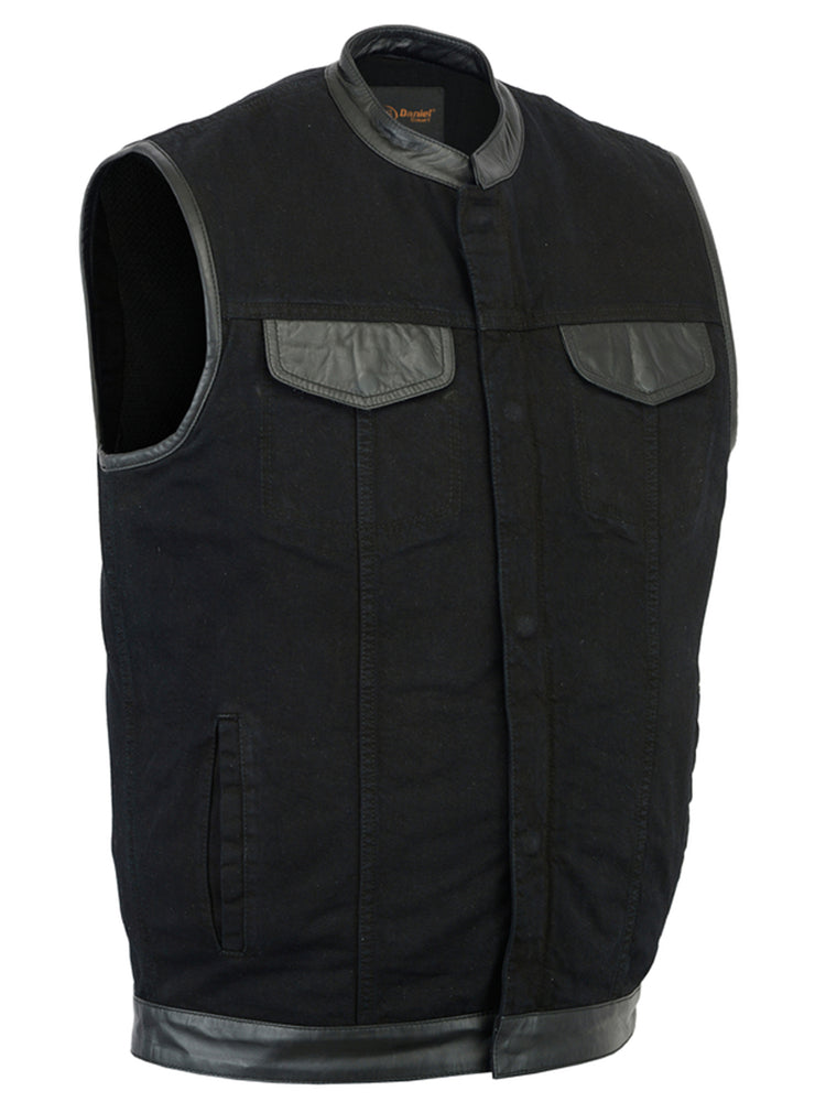 Havoc Men's Denim Motorcycle Vest | BikersDen